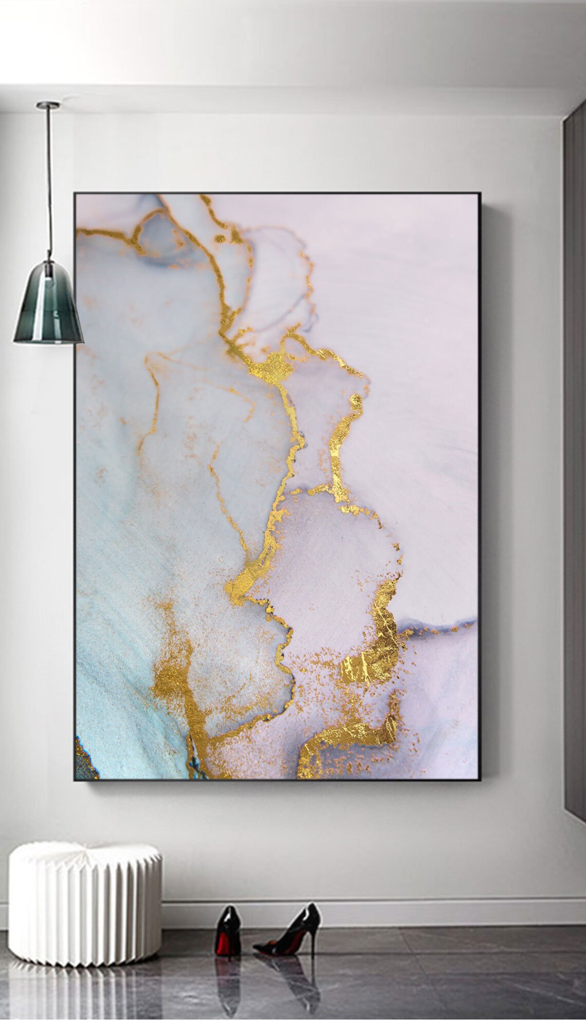 Abstract Ink Paint Print Instant Download Printable Colorful | Etsy