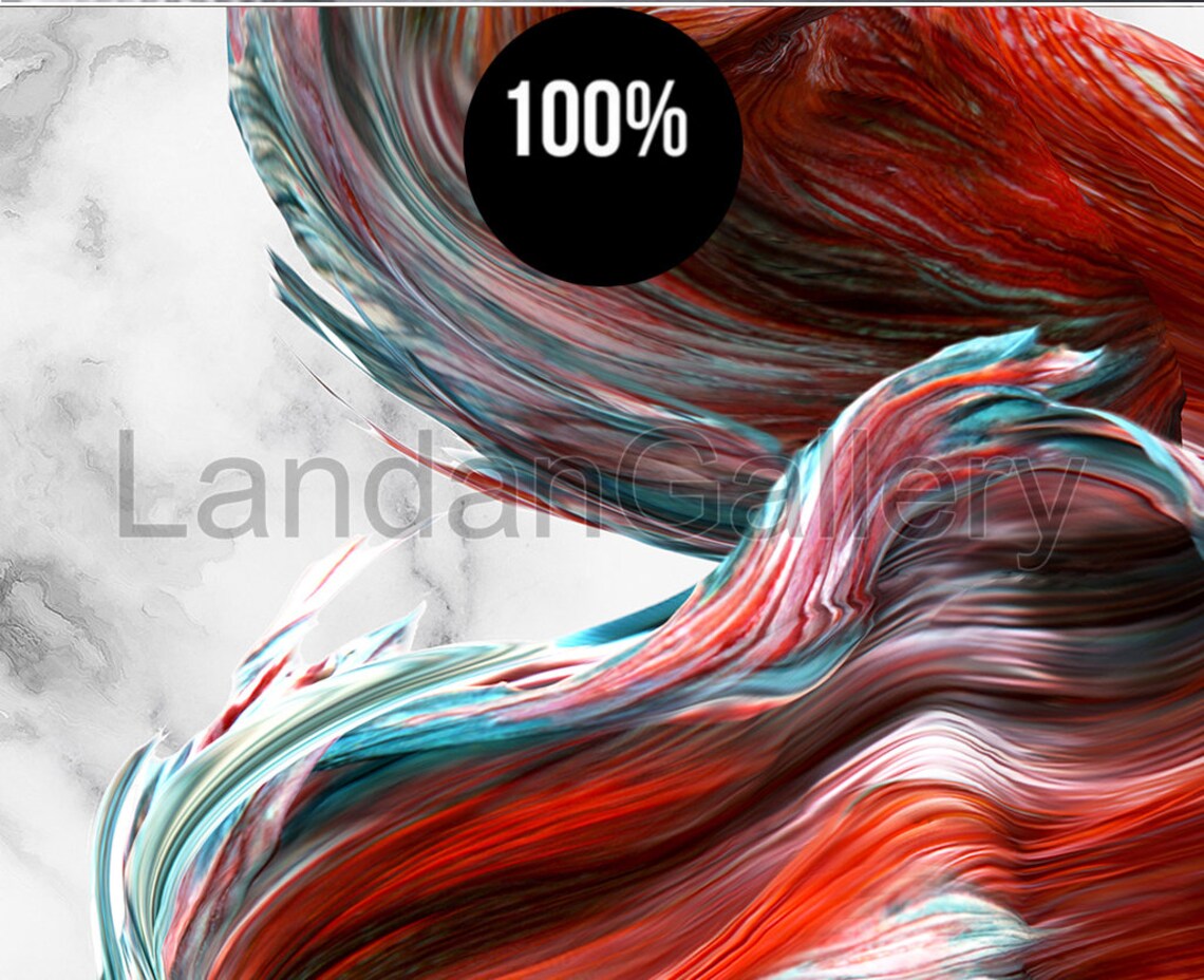 Abstract blue-red with curved pattern marble background | Etsy