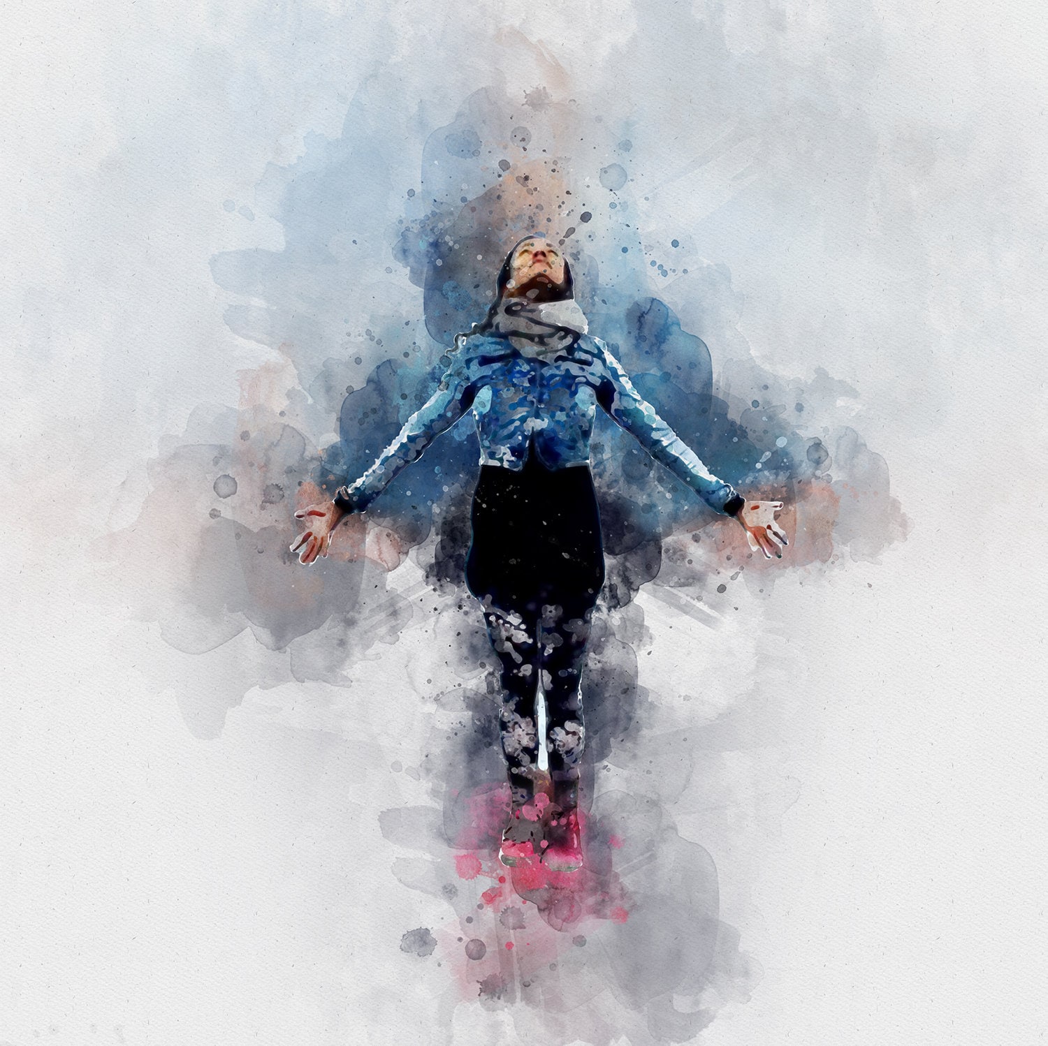 Custom Watercolor Splash From Photo Personalized Creative - Etsy