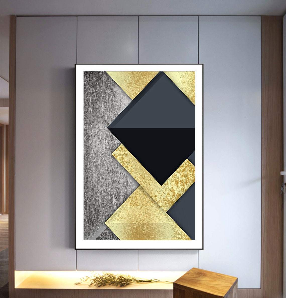Geometric Art Print, Digital Printable, Instant Download Wall Art ...