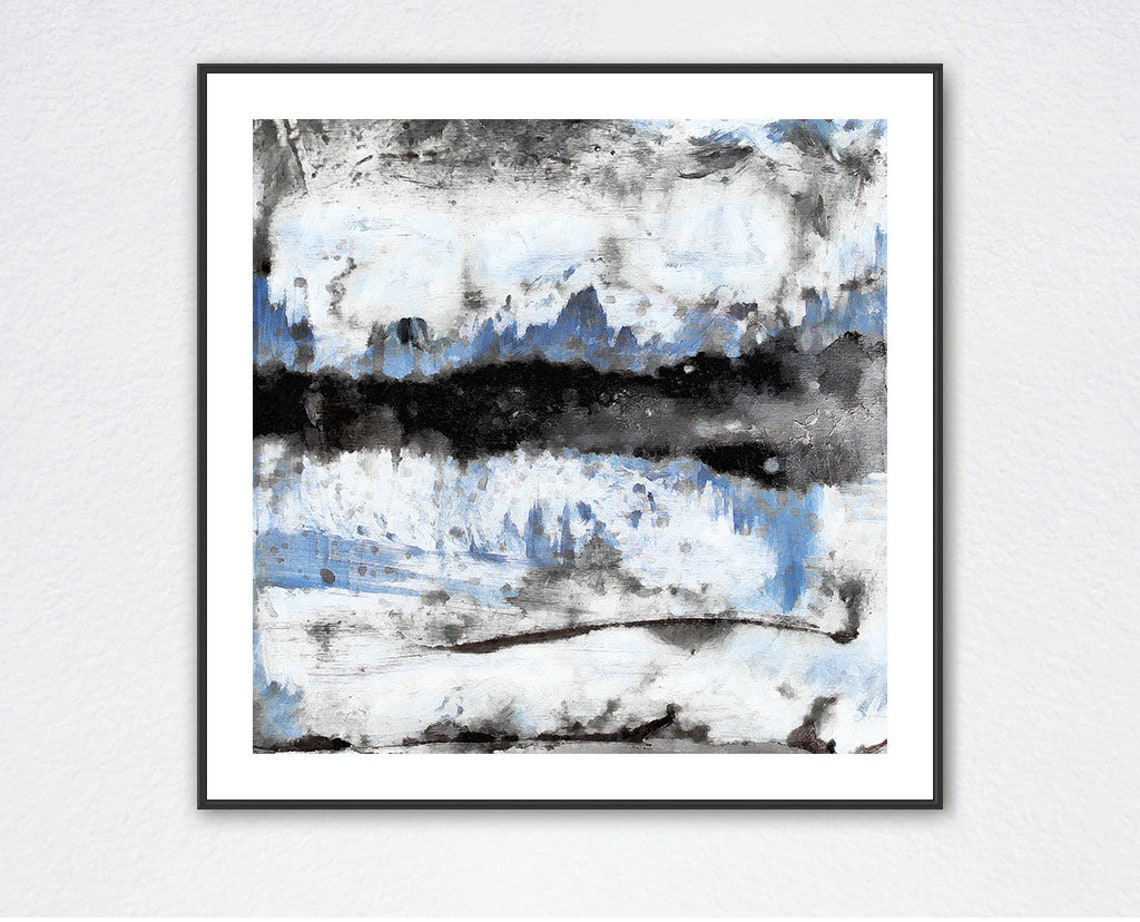 Abstract Square Art Modern Minimalist Oil Painting Digital - Etsy