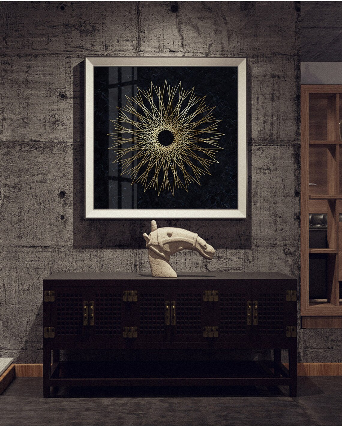 Abstract Circular Ornamental Pattern Circular Fancy Ornament - Etsy