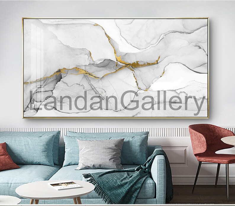 Mixture of Colors Creating Transparent Waves and Golden Swirls - Etsy