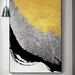 Abstract Gold Foil Grey Black Instant Download Printable Brush Wall Art ...