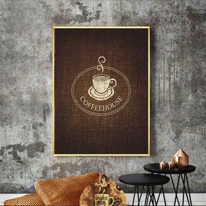 3 Sets of Coffee Shop Decor, Printable, Restaurant Series, Retro Coffee ...