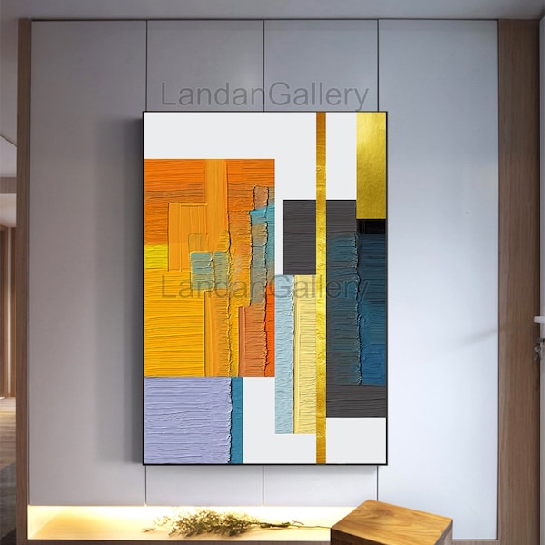 Color Block Painting - Etsy