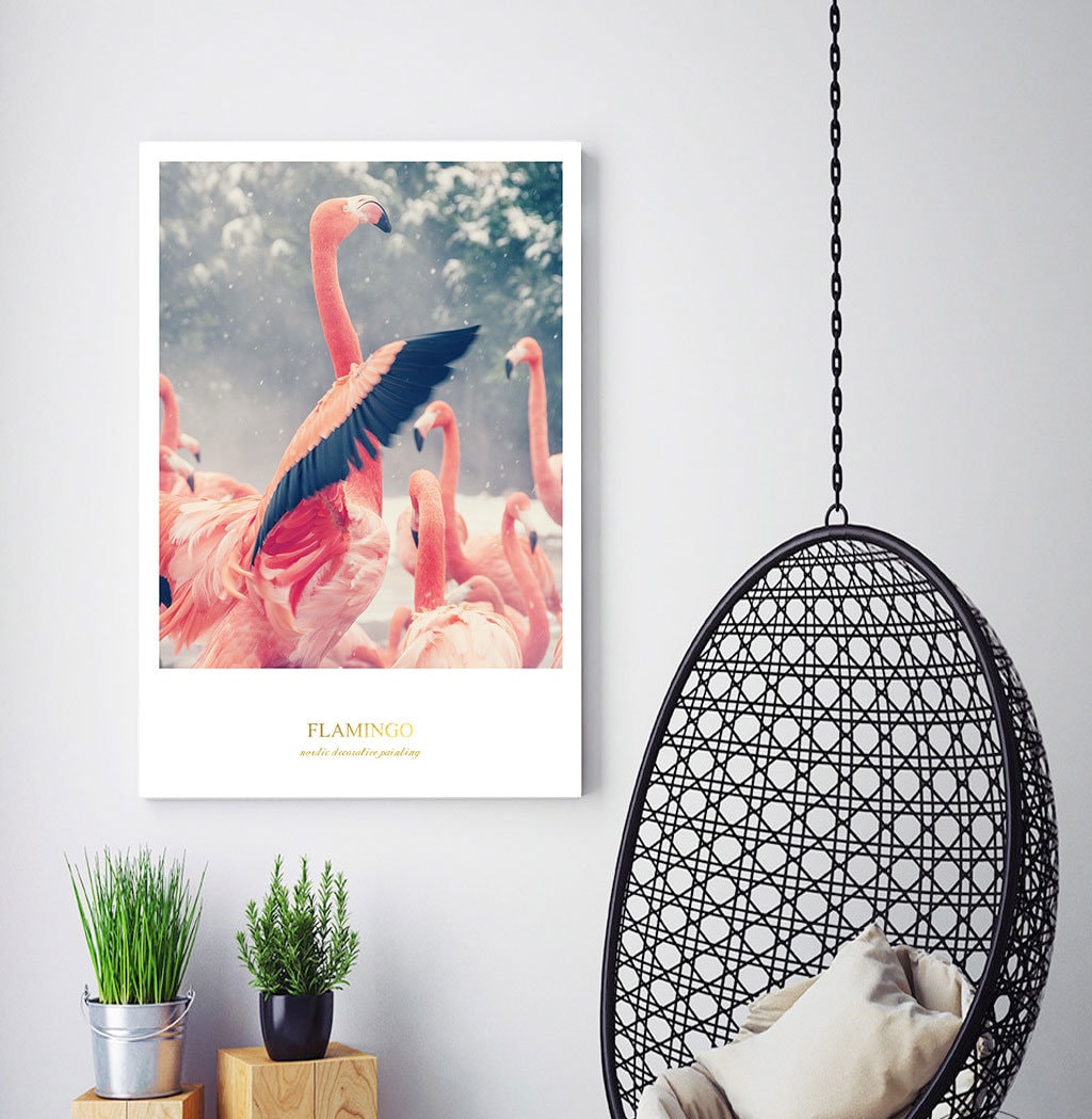 3 Sets of Pink Flamingo Decoration Flamingo Photography Wall - Etsy
