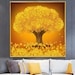 Digital Printable Gold Money Tree, Decoration Painting, Golden Tree ...