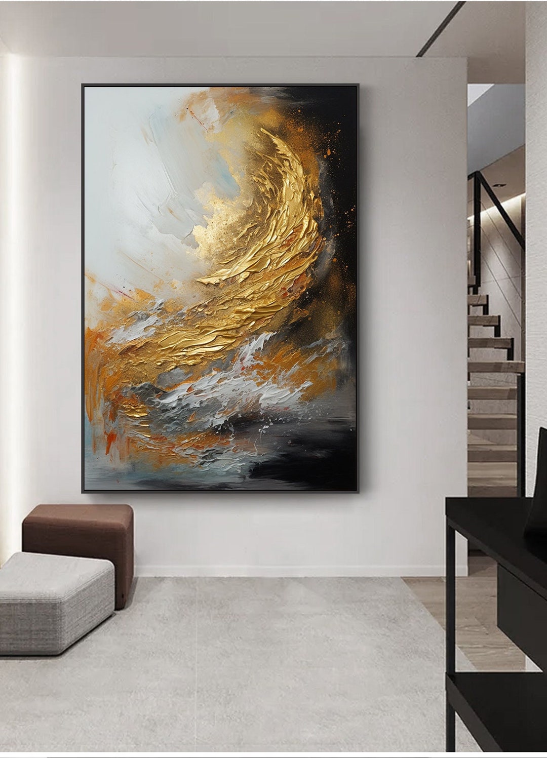 Masterpiece Collection: Digital Printable Gold Foil Art Sets, Opulent ...
