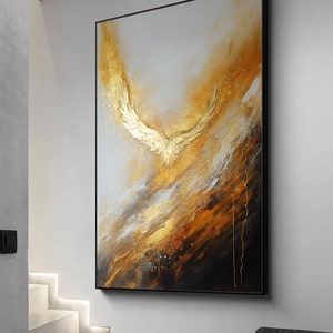Luxury Abounds: Gold Foil Art Canvas Sets for Elegant Spaces, Digital ...