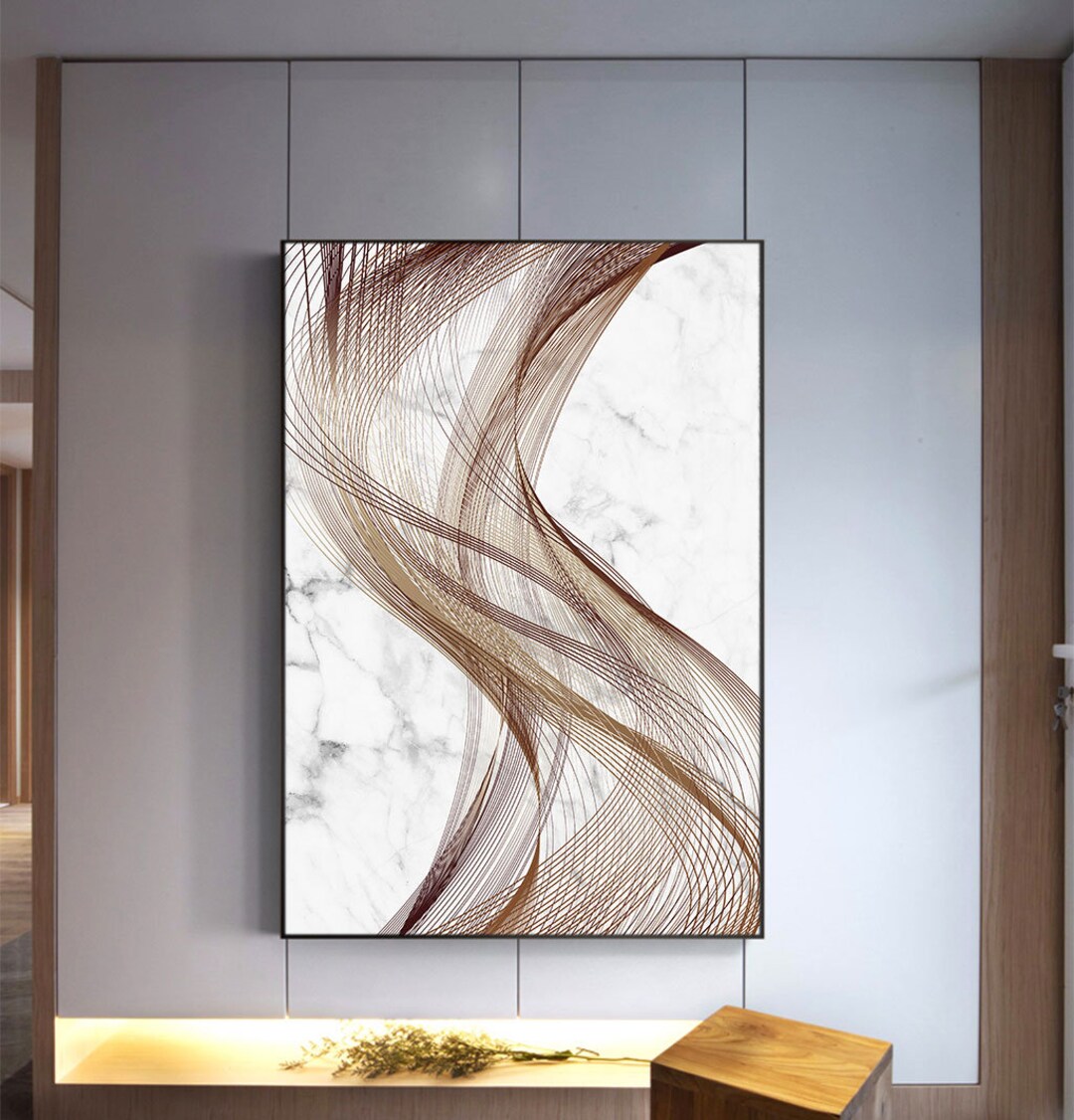 Abstract Brown Lines Splash Digital Instant Download Art, Marble ...