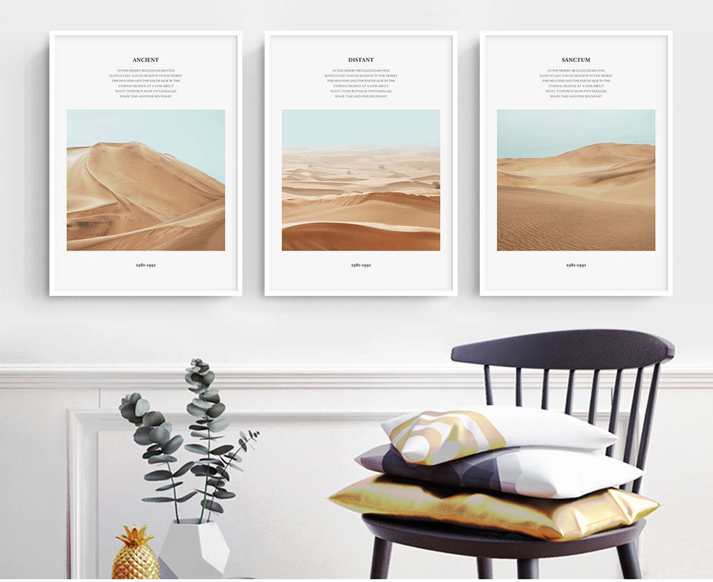 3 Set of Desert Print Desert Photography Desert Print | Etsy