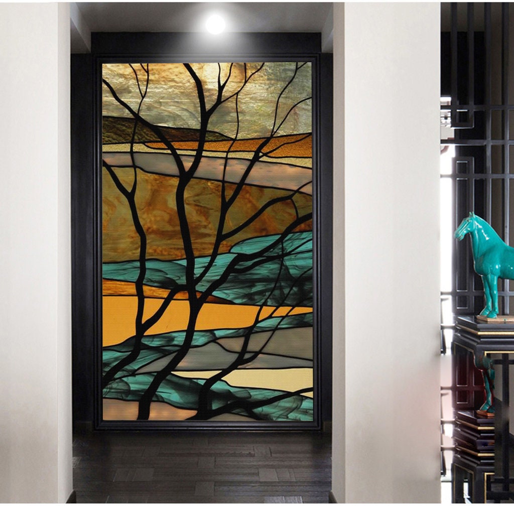 Gorgeous Stained Glass Panels Delphi Stained Glass Tree - Etsy