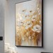 Exquisite Clarity: Abstract Oil Painting With Light Gold Glitter ...