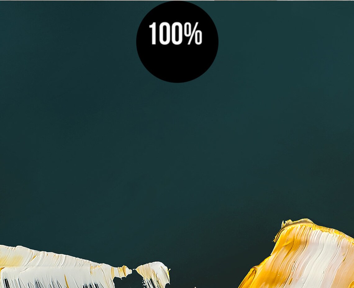 Abstract White & Yellow Oil Paint Brush Stokes Texture - Etsy