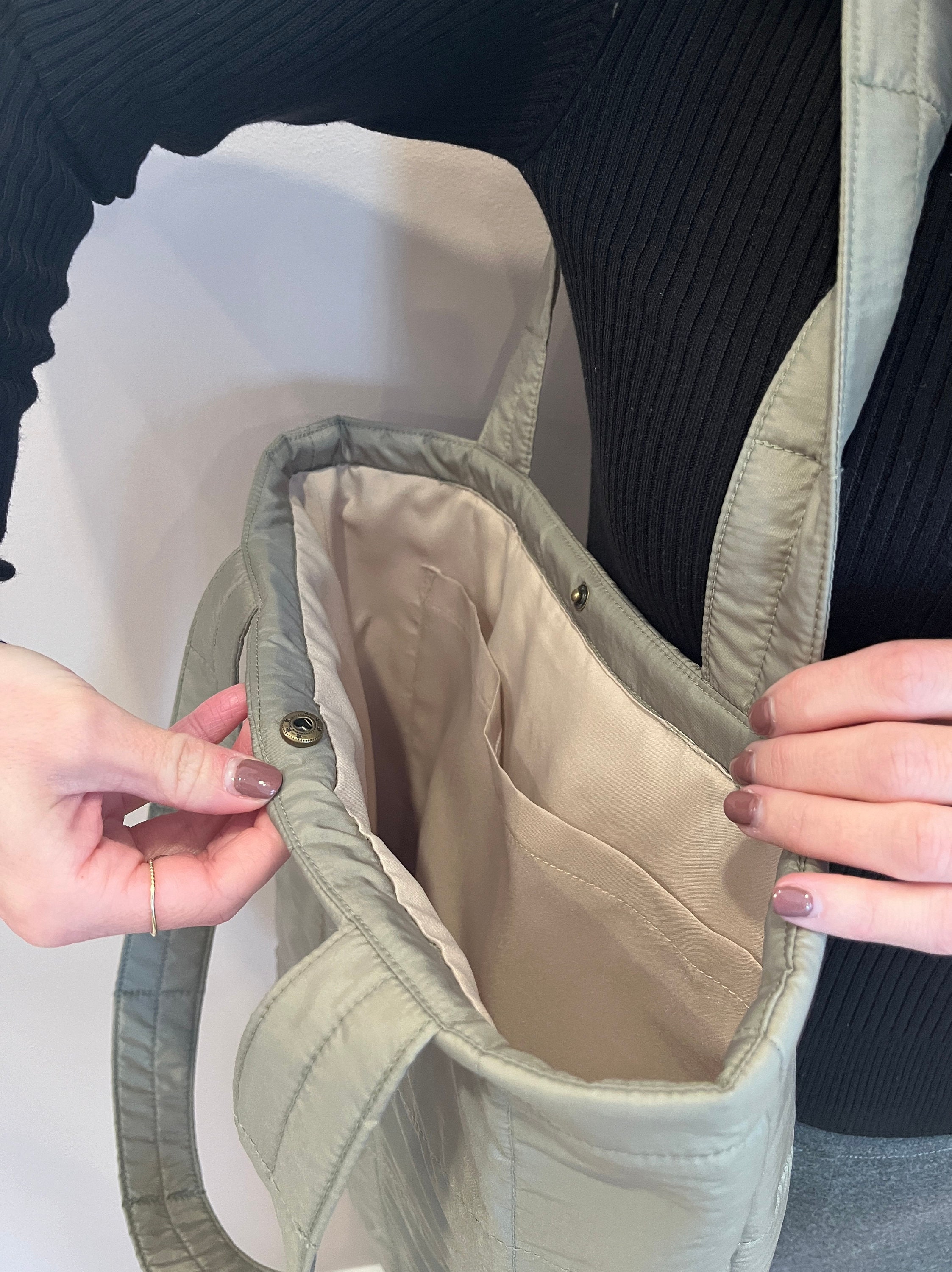 Quilted Tote Bag PDF Sewing Pattern and Tutorial / Quilted Tote Bag ...