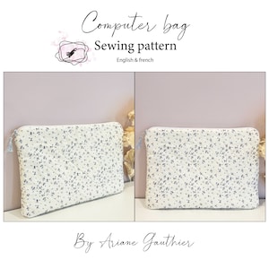 Computer Bag PDF Sewing Pattern and Tutorial (several Sizes) - Etsy