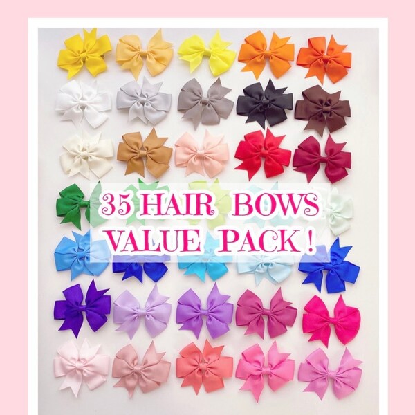 Spring Hair Bows - Etsy