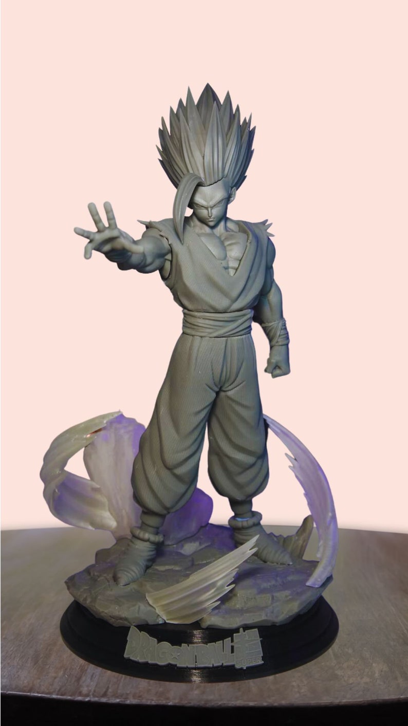 Beast Gohan 3D Printed Figure / Unpainted / Prime / Dragon Ball Figure ...