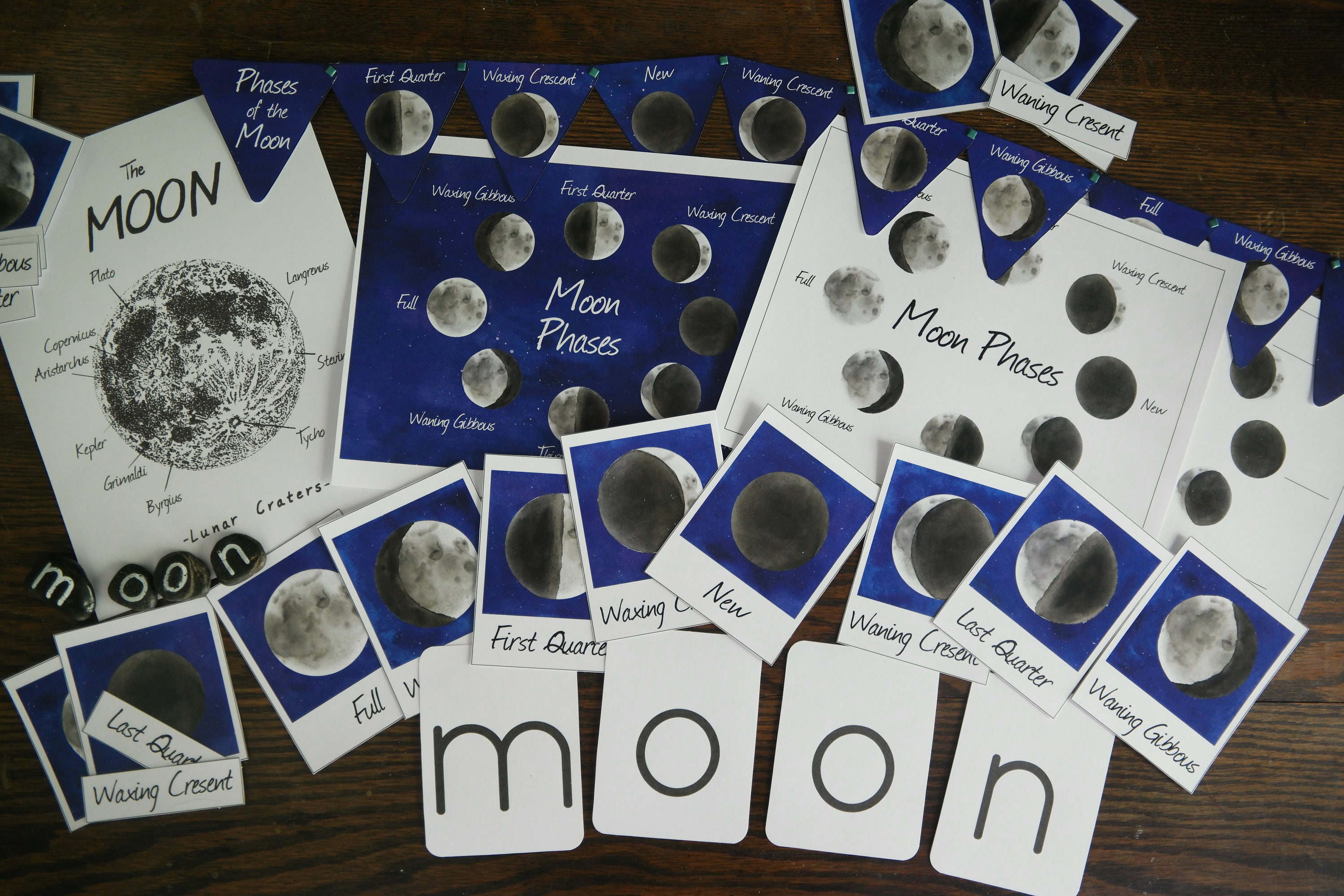 Moon Learning Bundle/ Unit Study - Etsy