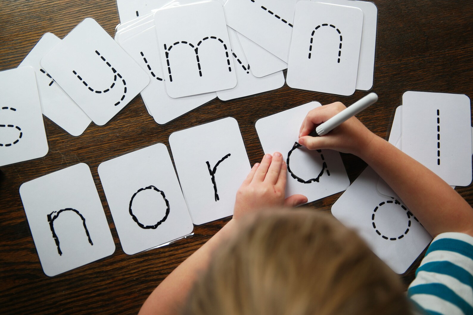 Alphabet Dash Flashcards Printable Uppercase and Lowercase - Etsy