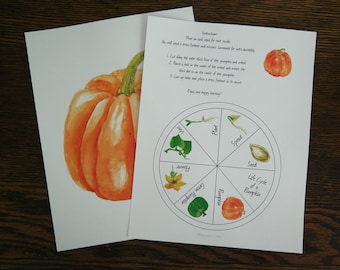 Pumpkin Life Cycle Kids Craft - Etsy