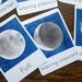 Moon Stages 3-part Cards Montessori Homeschool Nature | Etsy
