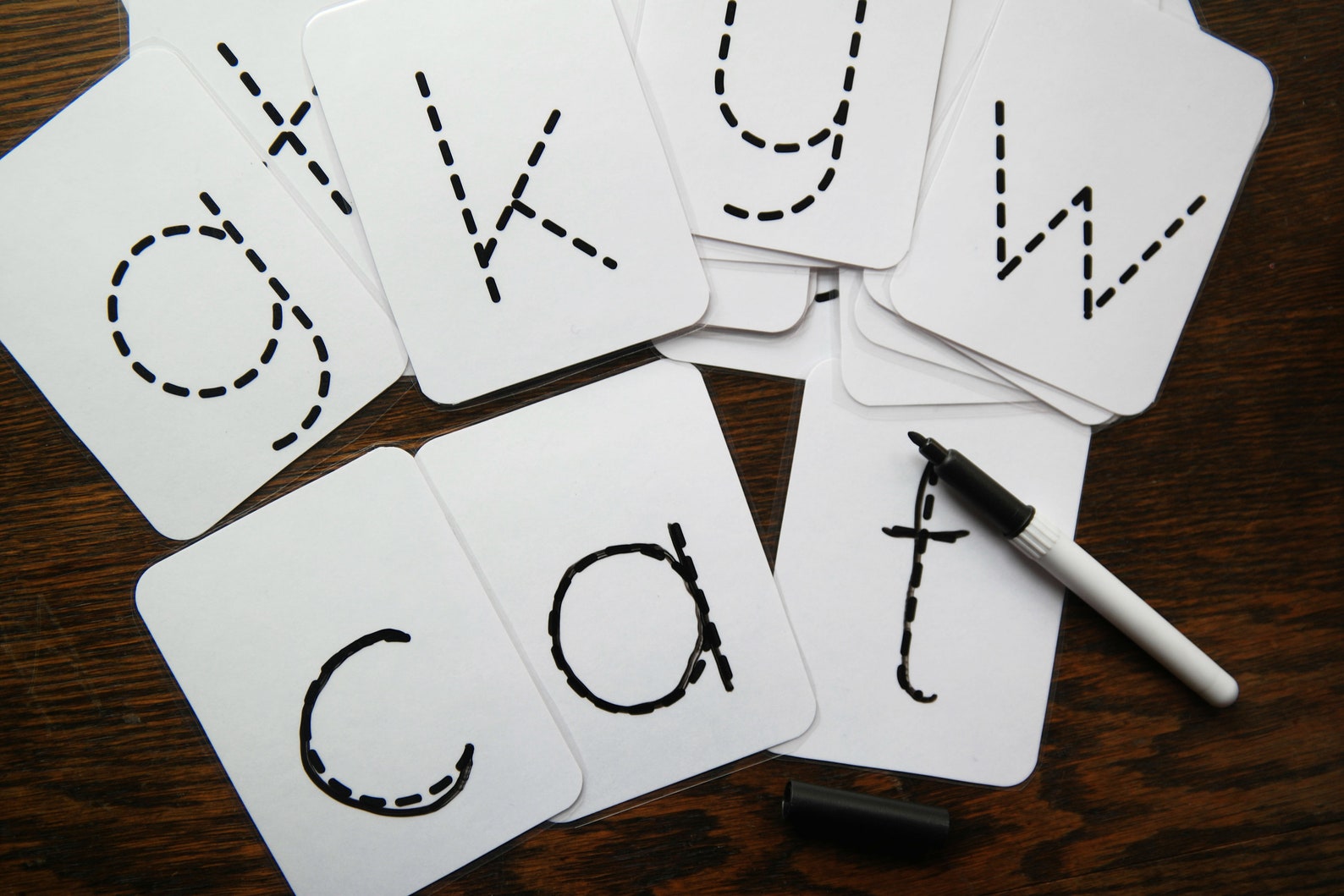 Alphabet Dash Flashcards Printable Uppercase and Lowercase - Etsy