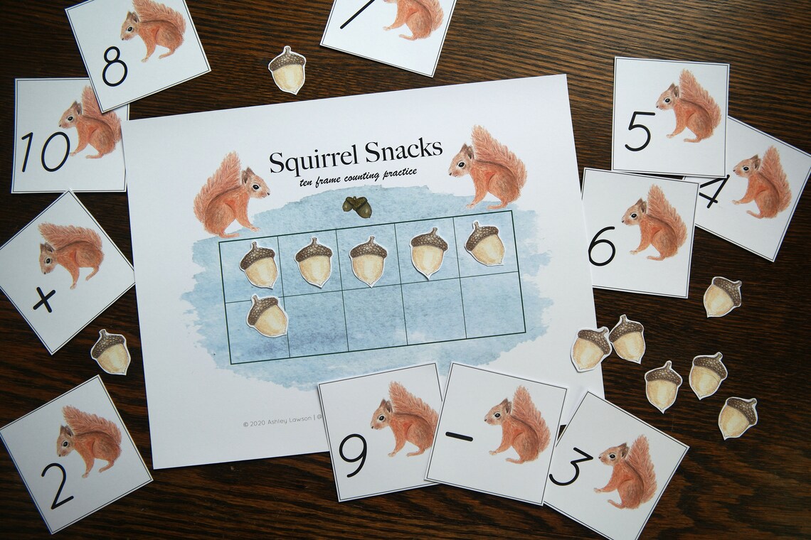 Squirrel Learning Bundle Charlotte Mason Homeschool Autumn - Etsy