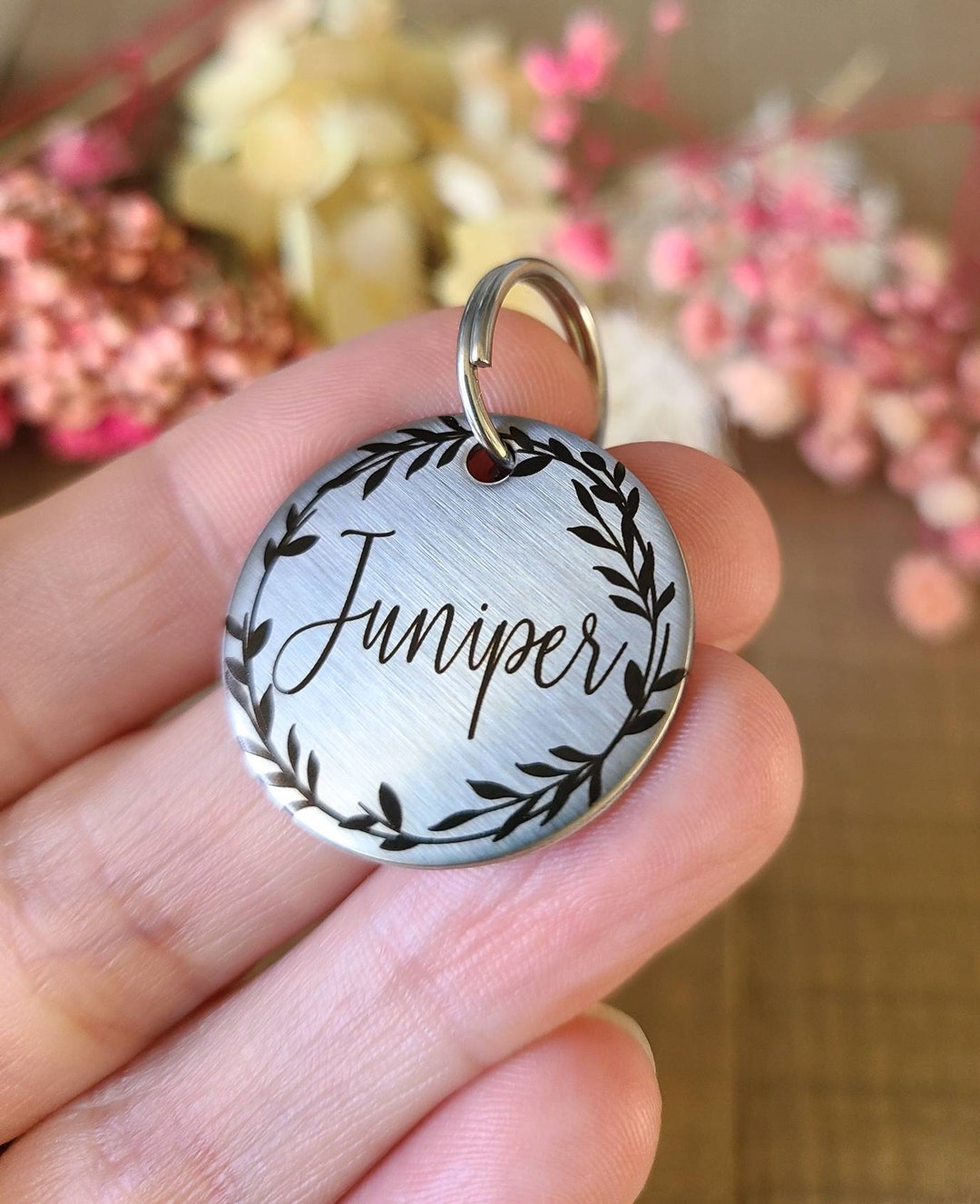 Personalized Pet Tag: Stainless Steel, Engraved Dog & Cat ID - Etsy