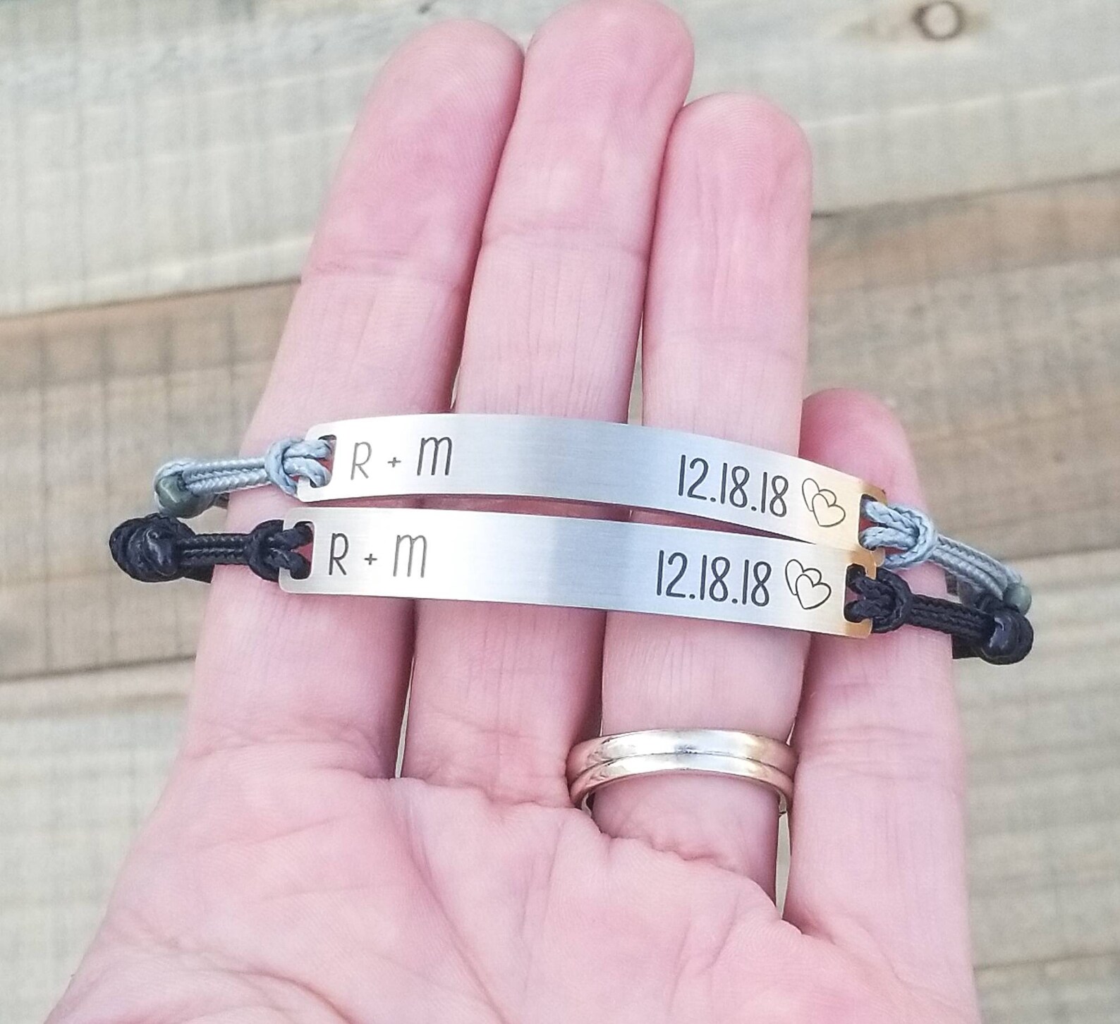 Personalized Couples Bracelets-valentines Day Gift for | Etsy
