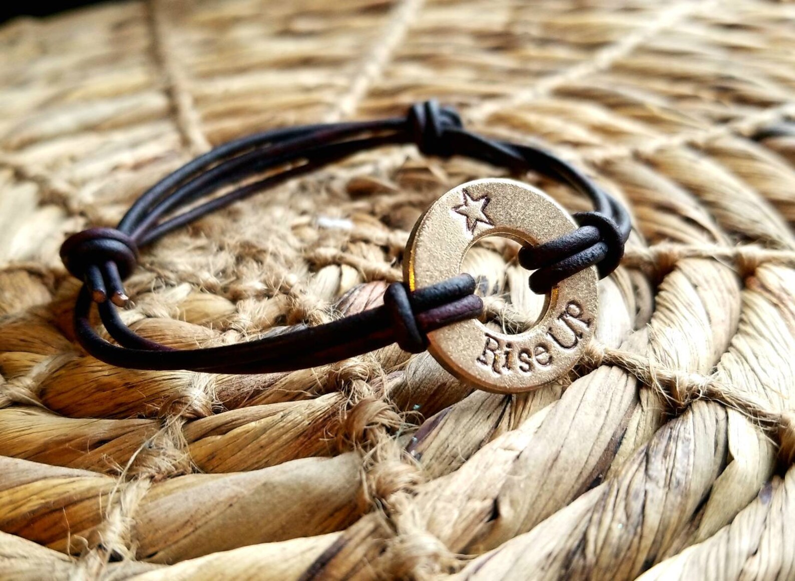 Hamilton Bracelet-hand Stamped Bracelet-rise Up-hamilton | Etsy