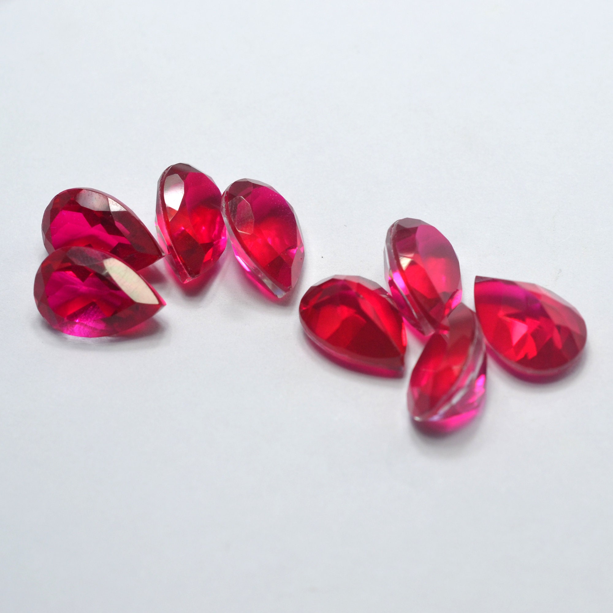 Ruby Quartz 5x7mm 6x9mm 7x10mm 8x12mm 10x14mm 12x16mm 13x18mm - Etsy UK