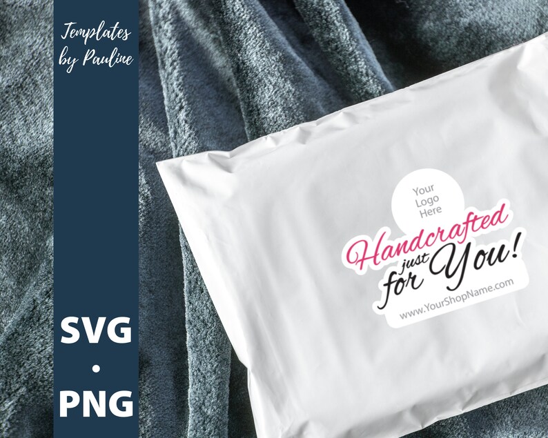 Handcrafted Just for You Sticker SVG. Custom Thank You Small - Etsy