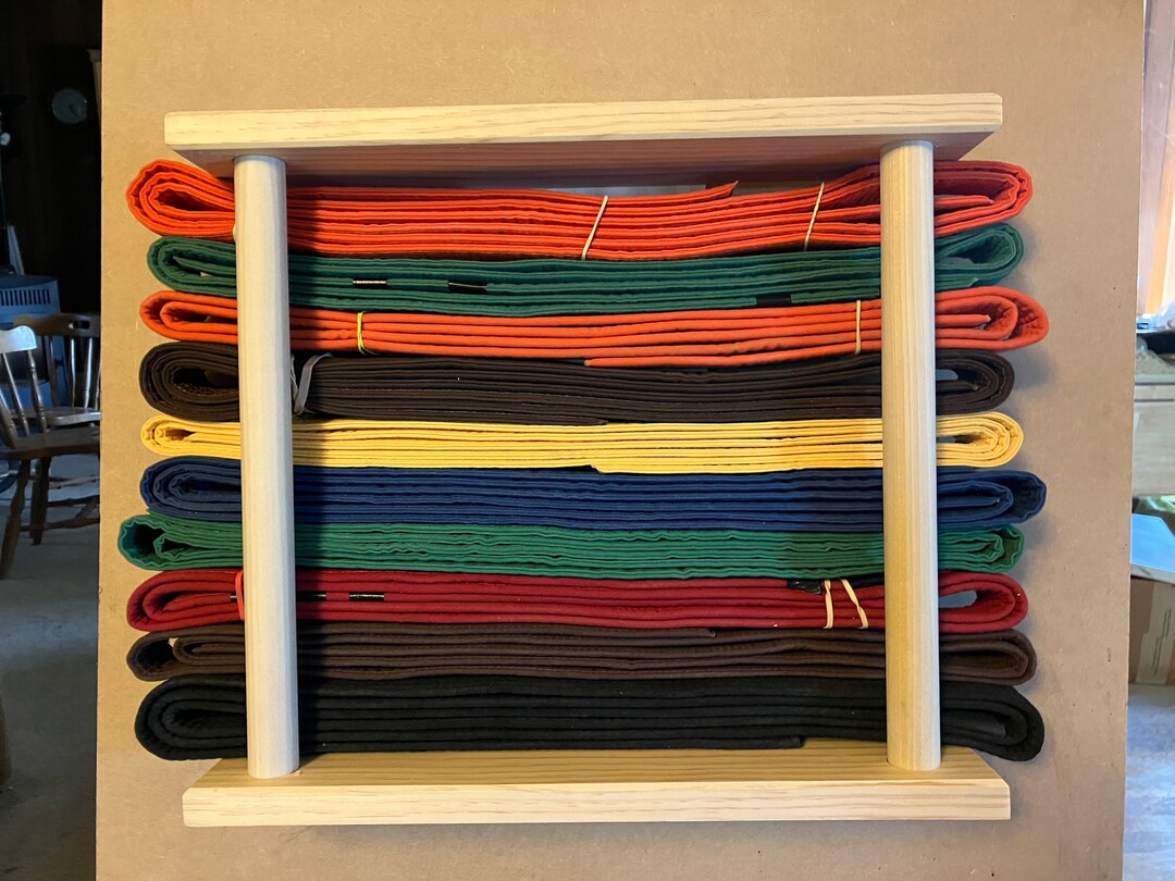 Handmade Belt Holder for Karate and Martial Arts for 10 to 12 Belts - Etsy