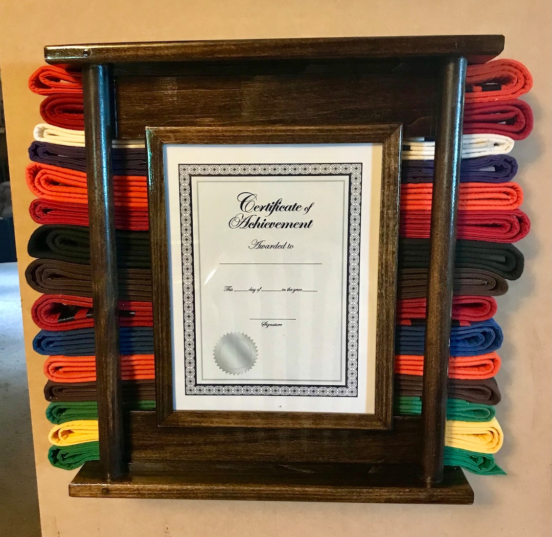 Handmade Belt Holder for Karate and Martial Arts for 15 Belts - Etsy