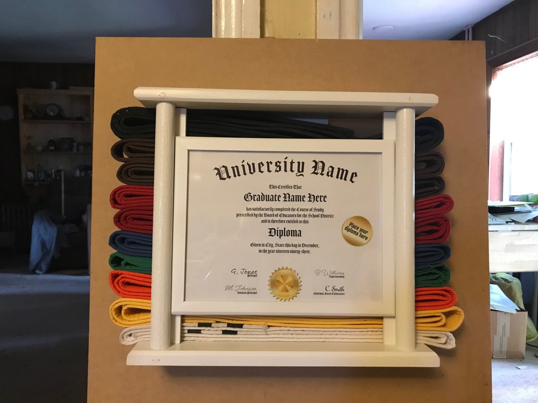 Handmade Belt Holder for Karate and Martial Arts for 10 to 12 Belts - Etsy