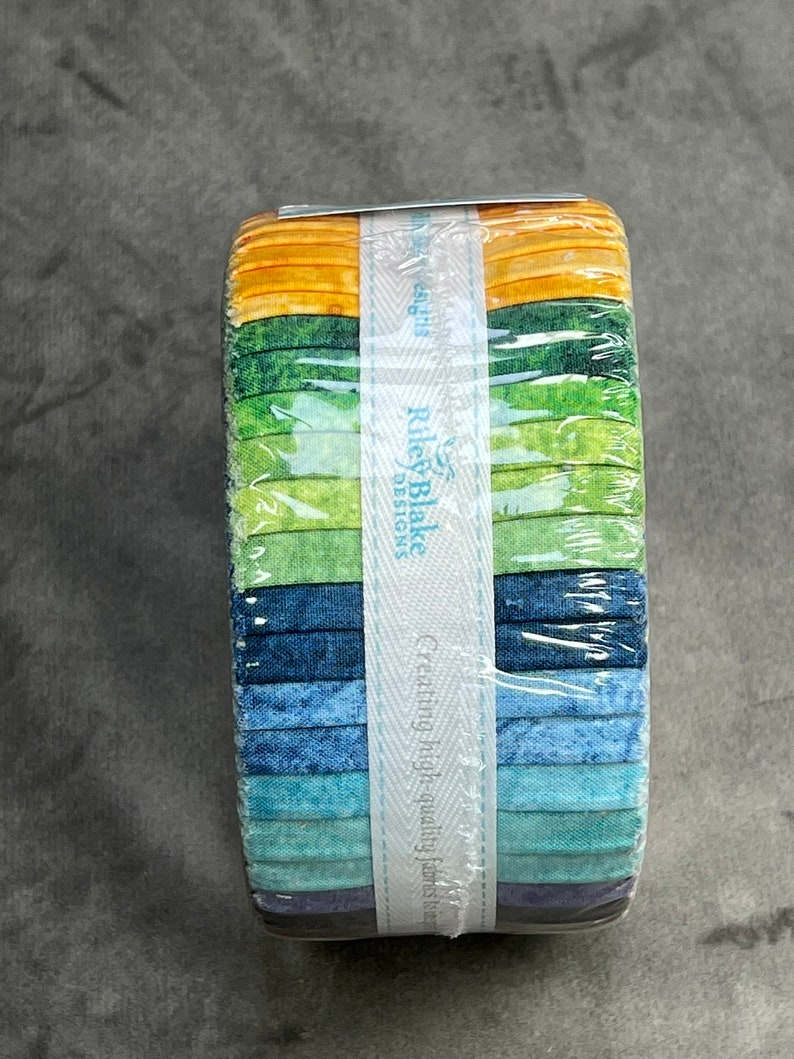 Riley Blake Painter's Watercolor Swirl Jelly Roll - Etsy