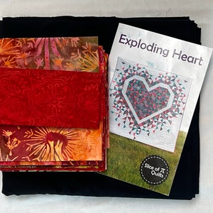 Mini Exploding Heart KIT - Riley Blake Tjaps - Confetti - Etsy