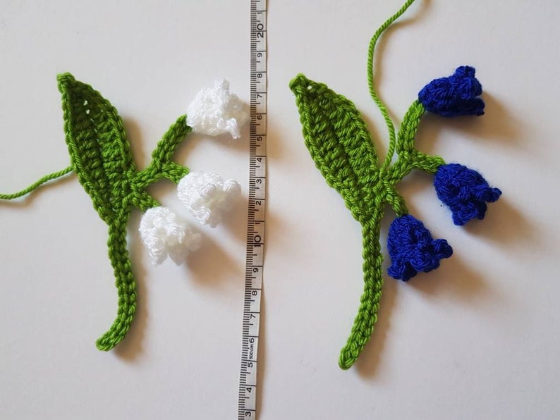 1 Handmade Crochet Bluebell or Lily of the Valley/bellflower - Etsy