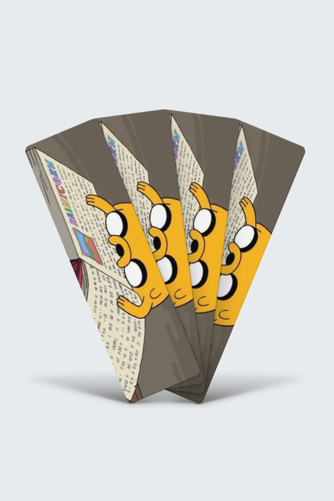 Adventure Time Bookmarks x4 Jake Reading Royalty & Icons Collection - Etsy