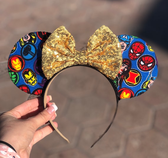 Superhero Inspired Mouse Ears Mickey Minnie Comic Book | Etsy