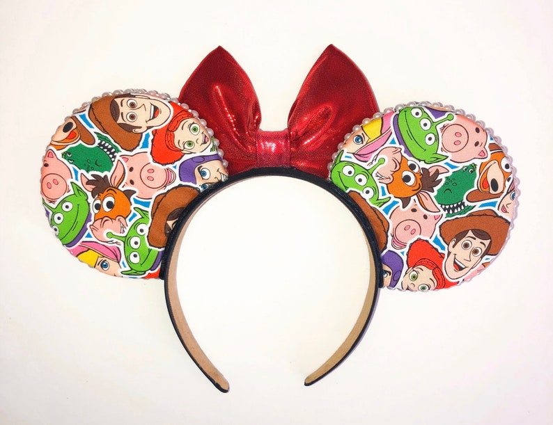 Toy Story Characters Mickey Minnie Mouse Disney Pixar Ears | Etsy