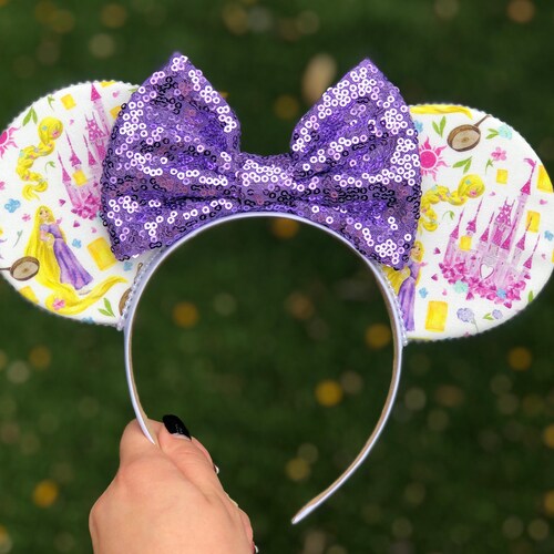 Rapunzel Mickey Ears Rapunzel Minnie Ears Tangled Ears - Etsy