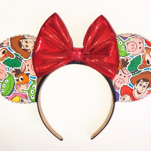 Toy Story Characters Mickey Minnie Mouse Disney Pixar Ears - Etsy