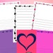 Valentine's Day Writing Paper | Heart Writing Paper Templates | Writing ...