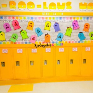 Halloween Bulletin Board Classroom Decor Door Display | Fa-boo-lous ...
