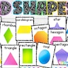 PRINTABLE Shape Posters and Charts | Neutral Boho Classroom Decor 2D ...