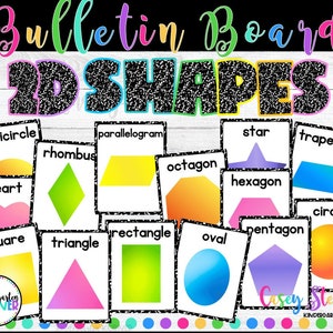 2D Shapes Posters Composition Notebook Theme Classroom Decor Math ...