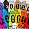 Spanish Color Words Jumbo Crayons Colors Word Wall Los Colores Bulletin ...